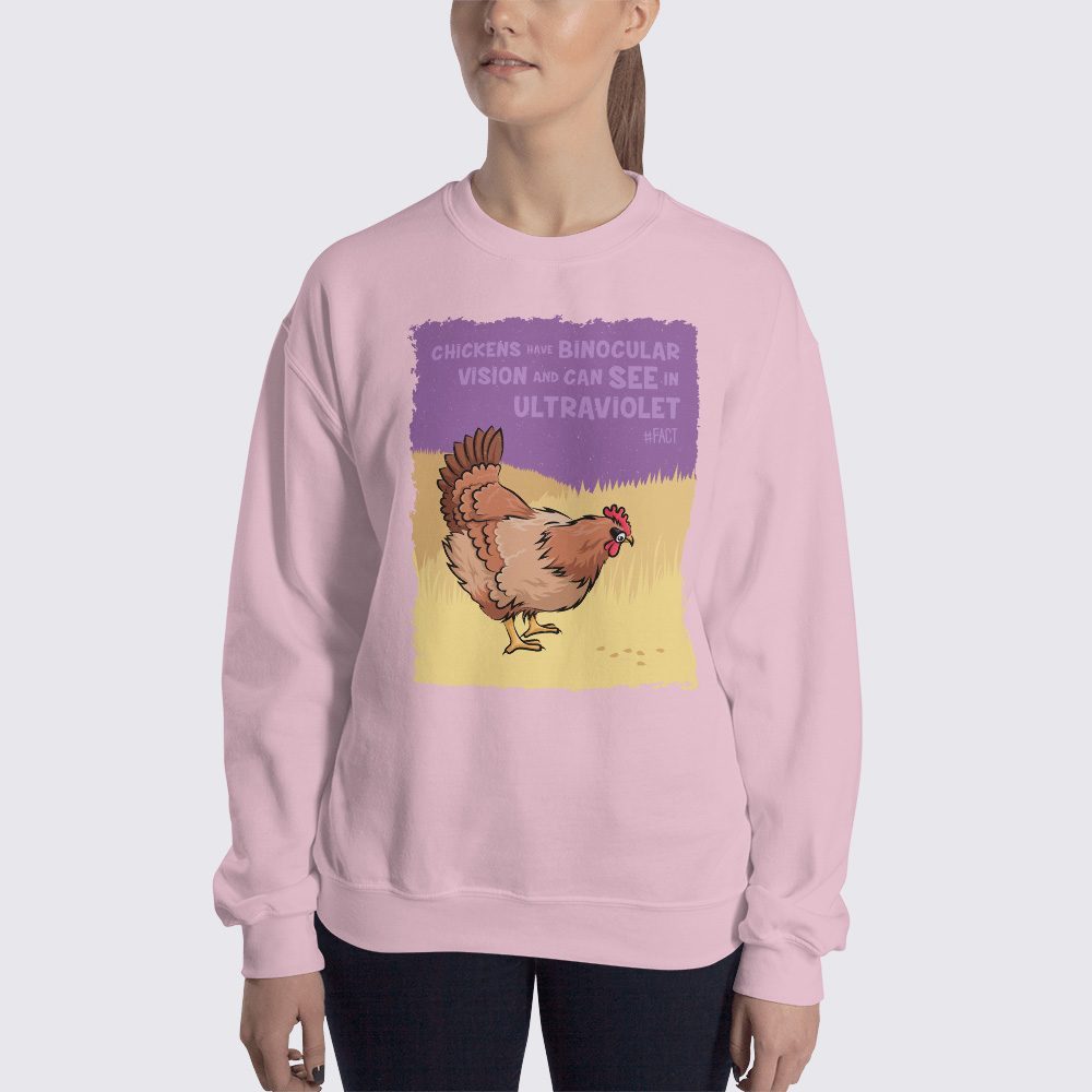 Chicken Fact Womens Sweatshirt - The Fact Shop